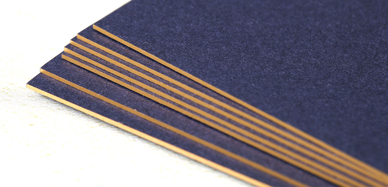 Thick Business Cards | Luxe Stocks Perfect Letterpress & Foil Stamping