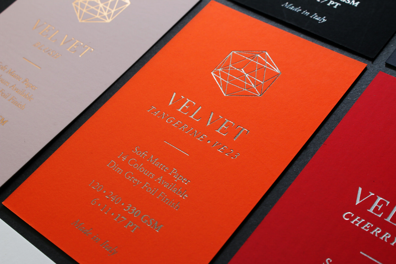 Largest Range of Colored Paper Business Cards In The US