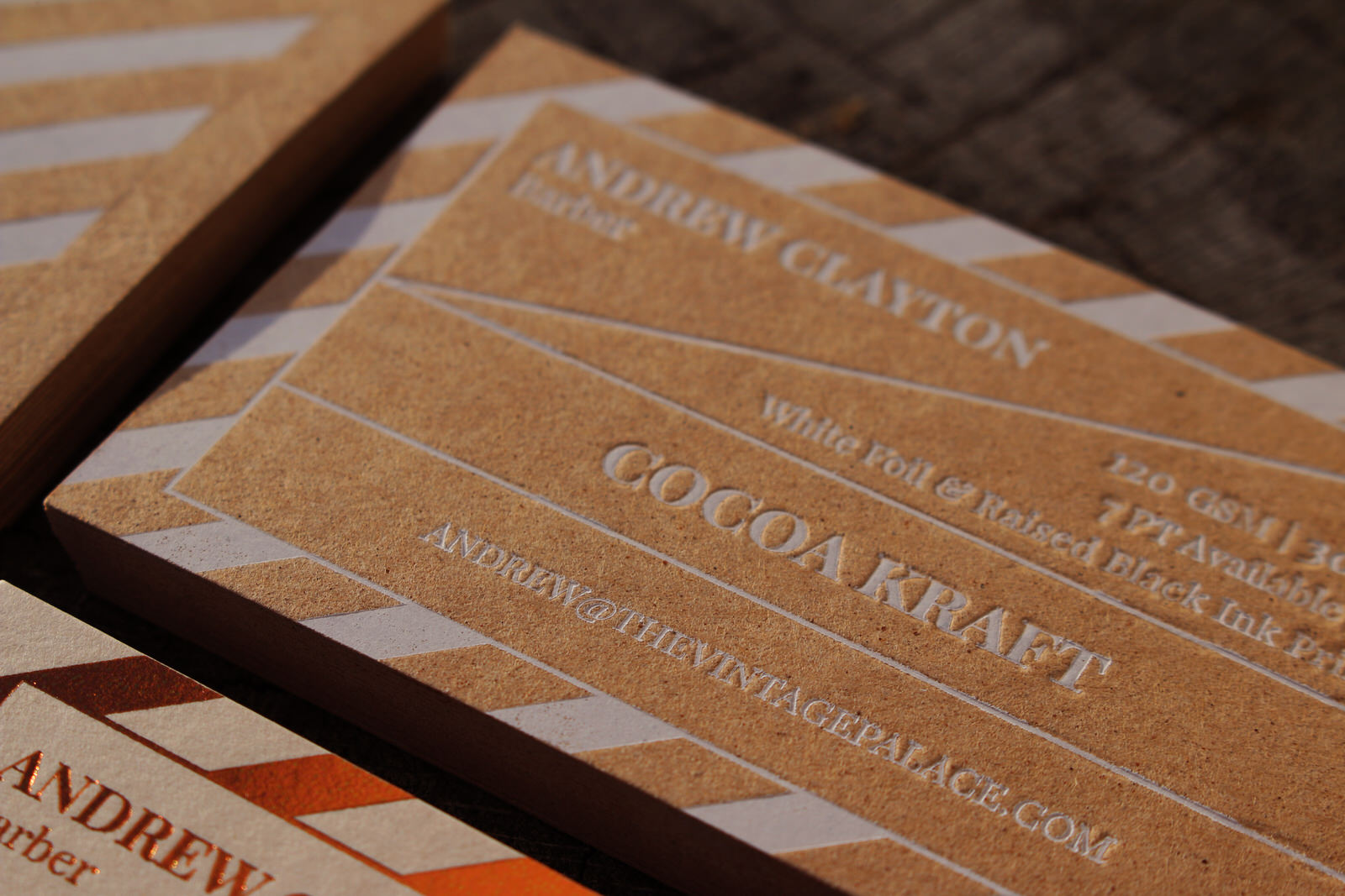 Kraft & Vintage Business Cards | Recycled, Ecofriendly Papers